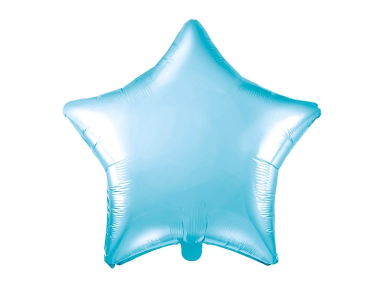 Globo estrella foil azul sección decoración. Mi Fiesta de Papel