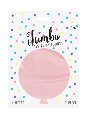 Globo rosa pastel L y XL • Mi Fiesta de Papel