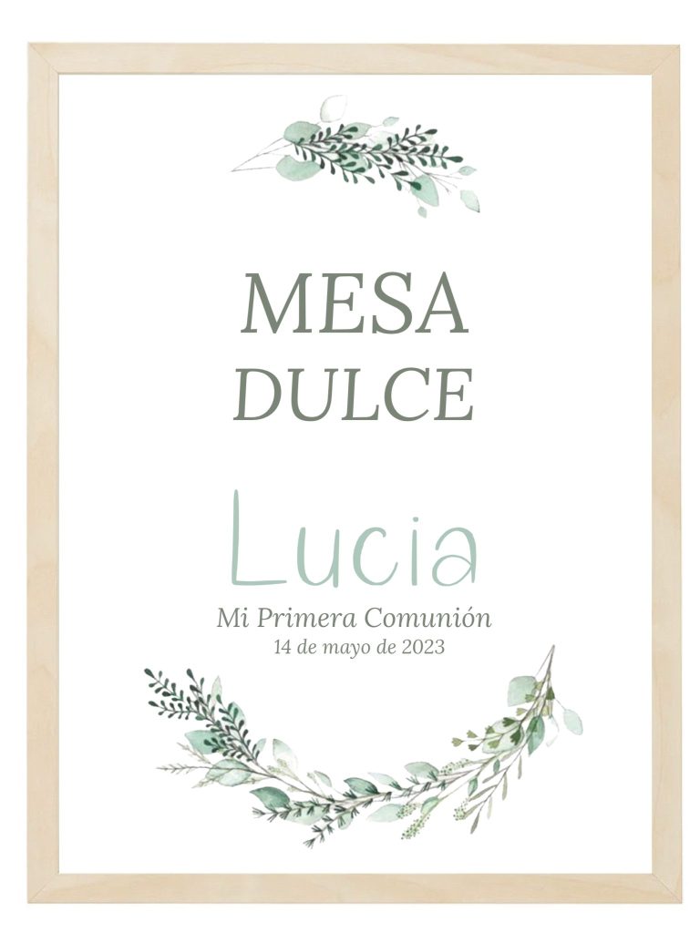 Cartel eucalipto • Mi Fiesta de Papel